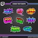 Twitch Emotes | Text Emotes, Twitch Text Emotes, Discord Emotes, Comic ...