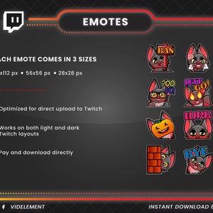 8 Bat Emotes Twitch Emote Bat Text Emote Animal Emote Ban | Etsy