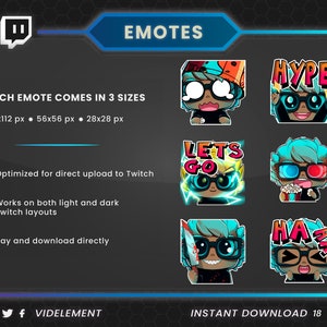 Twitch Emotes, Twitch Sub Emote, Discord Emote, Text Emote, Popcorn ...