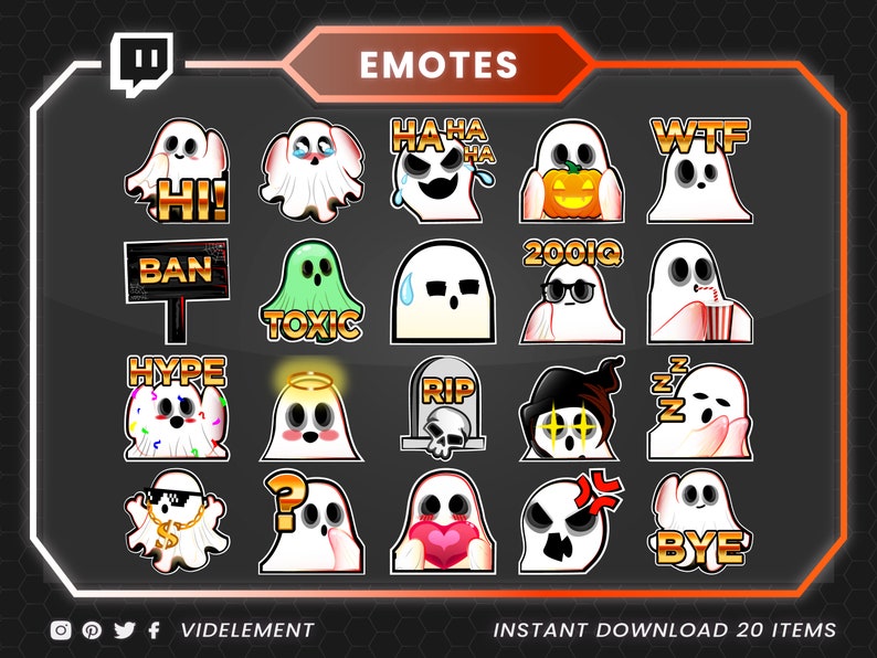 Twitch Emotes Twitch Sub Emotes Discord Emotes Text Emotes - Etsy