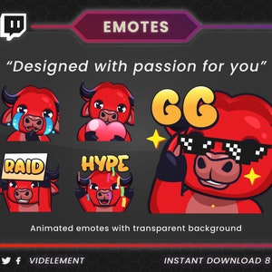 Buffalo Emotes, Twitch Emotes, Twitch Sub Emotes, Discord Emotes, Text ...