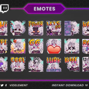 Mystic Emotes Pack: 18 High-quality Emotes for Twitch Streamers - Etsy