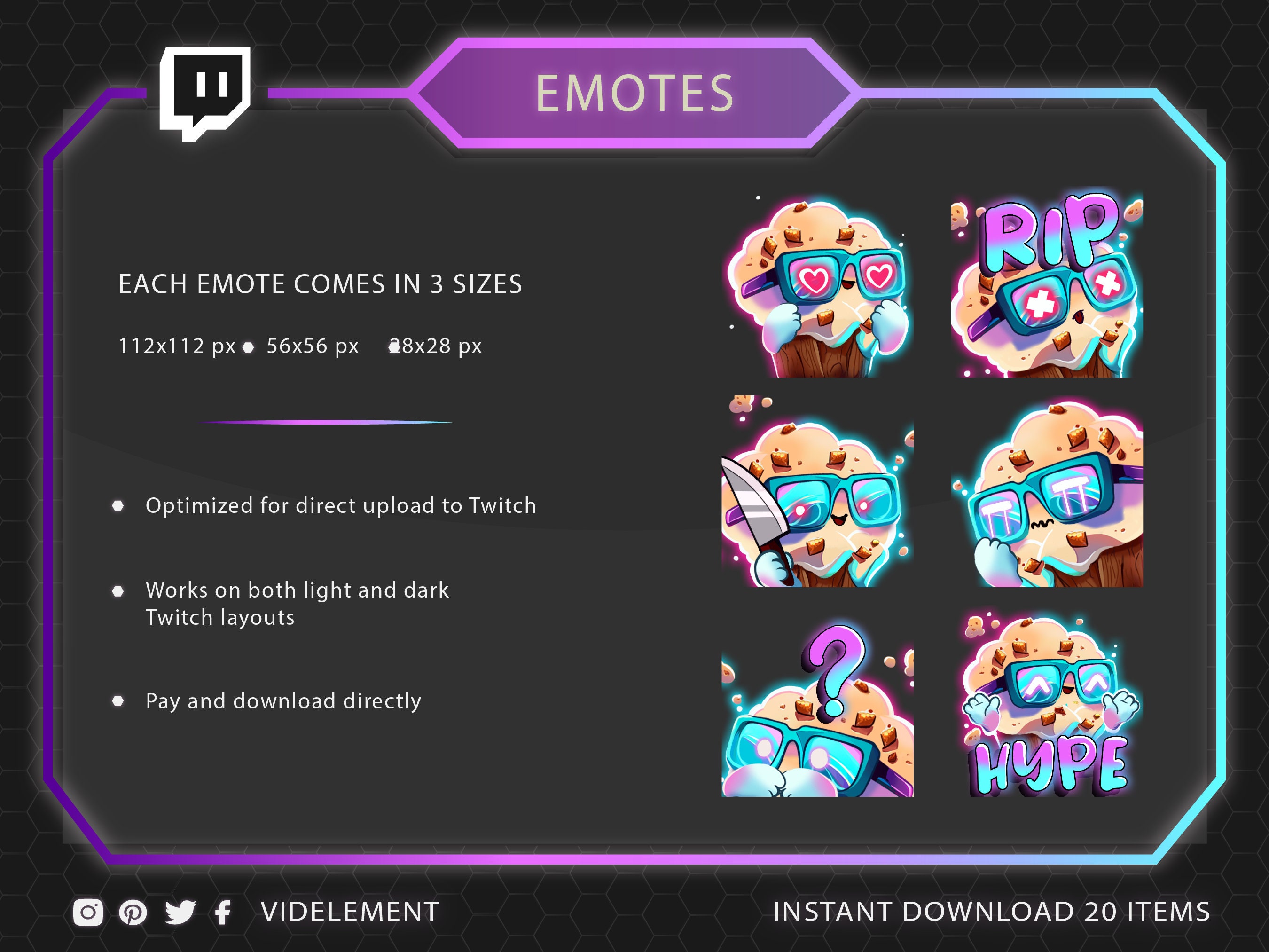Twitch Emotes Discord Emotes Twitch Sub Emotes Cute Emotes - Etsy Australia