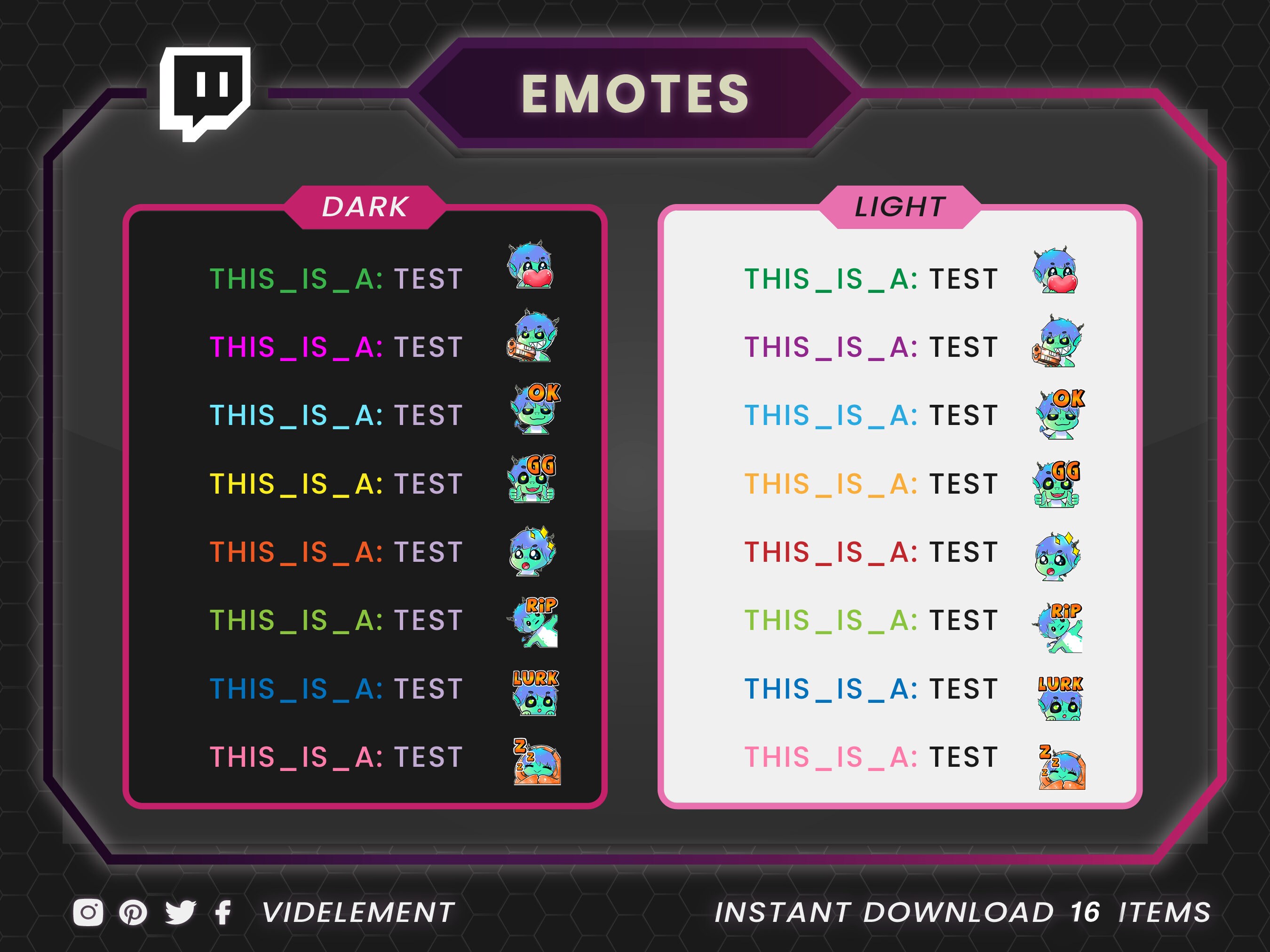 Dragon Emotes Twitch Emotes Twitch Sub Emotes Discord - Etsy UK