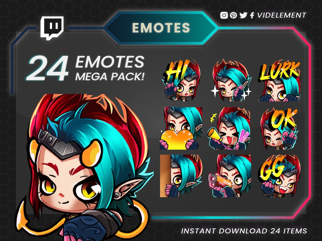 Twitch Emotes, Discord Emotes, Twitch Sub Emotes, Tiktok Emotes, Text ...