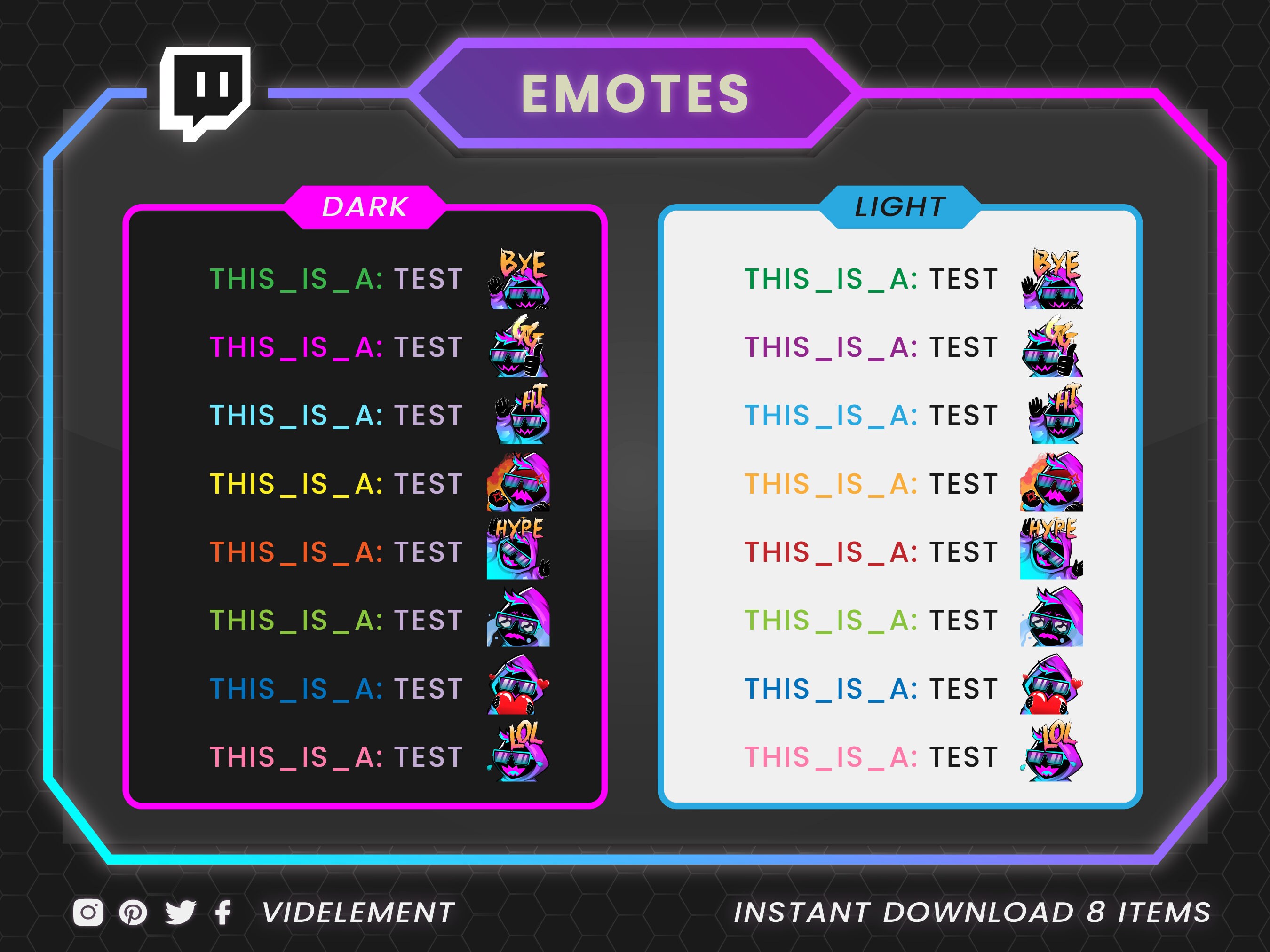 Animated Emotes Twitch Emotes Discord Emotes Twitch Sub - Etsy Canada