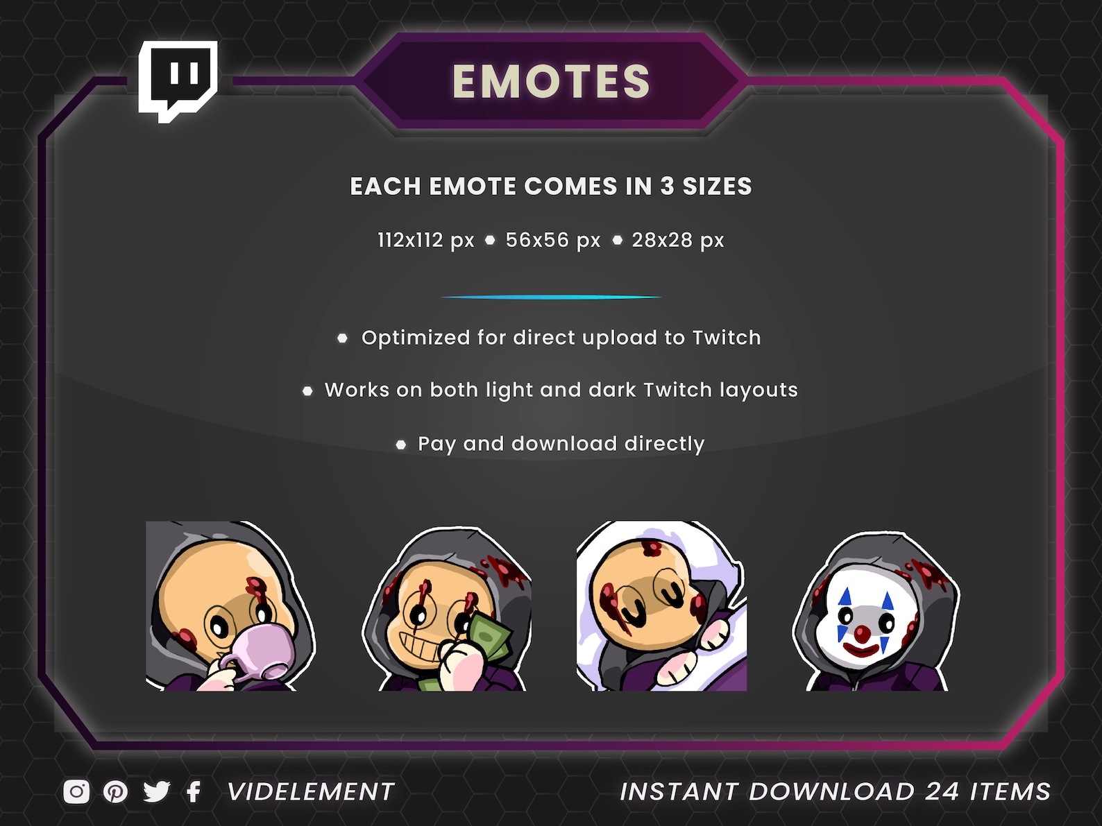 Twitch Emotes Twitch Sub Emotes Discord Emotes Text Emotes - Etsy