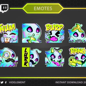 Phantom Power: 20 Ghost Emotes for Engaging Twitch Stream Interactions ...