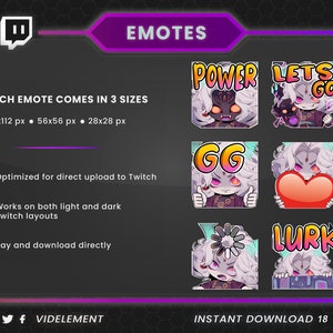 Mystic Emotes Pack: 18 High-quality Emotes for Twitch Streamers - Etsy