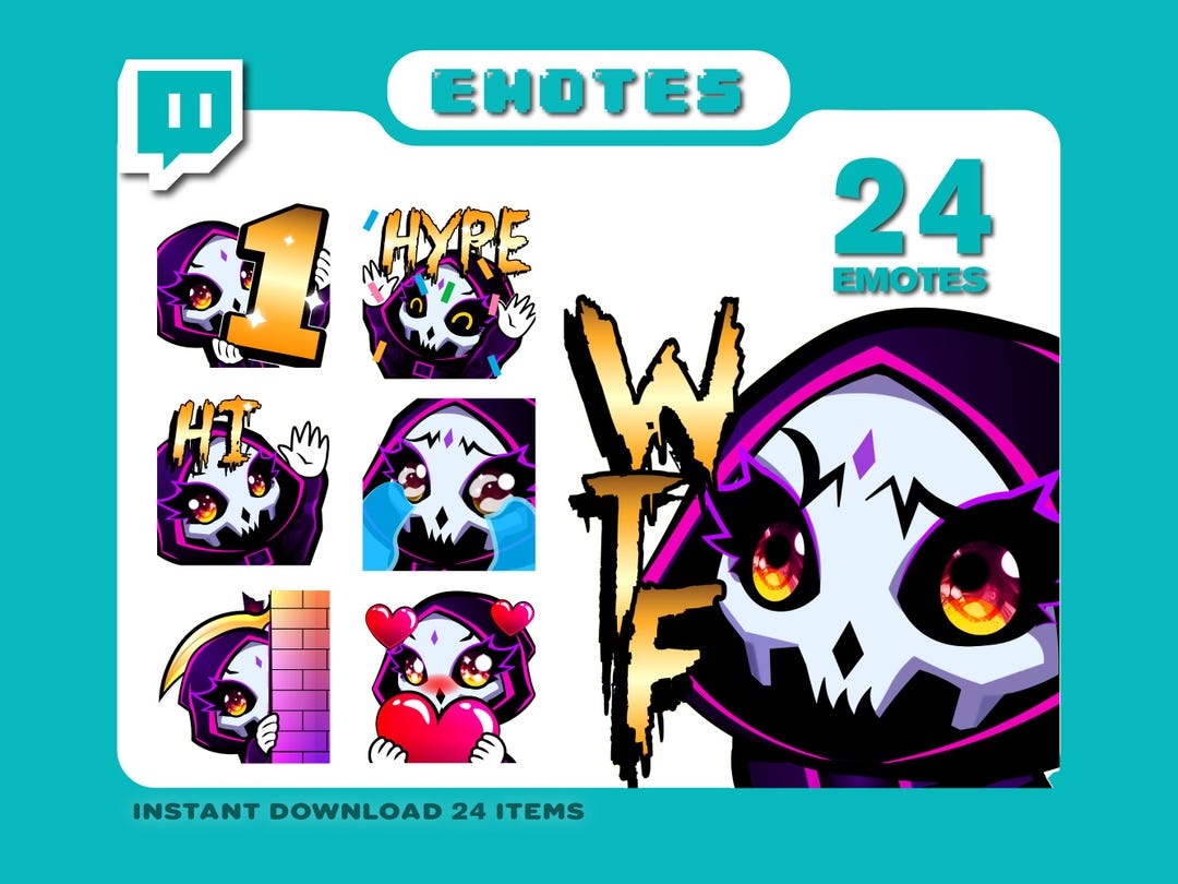 Twitch Emotes, Black Friday Deal, Reaper Emotes, Hooded Emotes ...