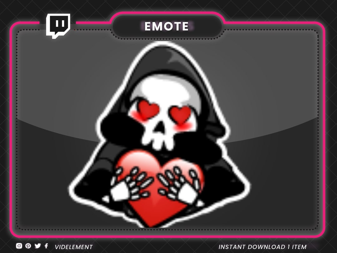 Shinigami Love Emote - Etsy