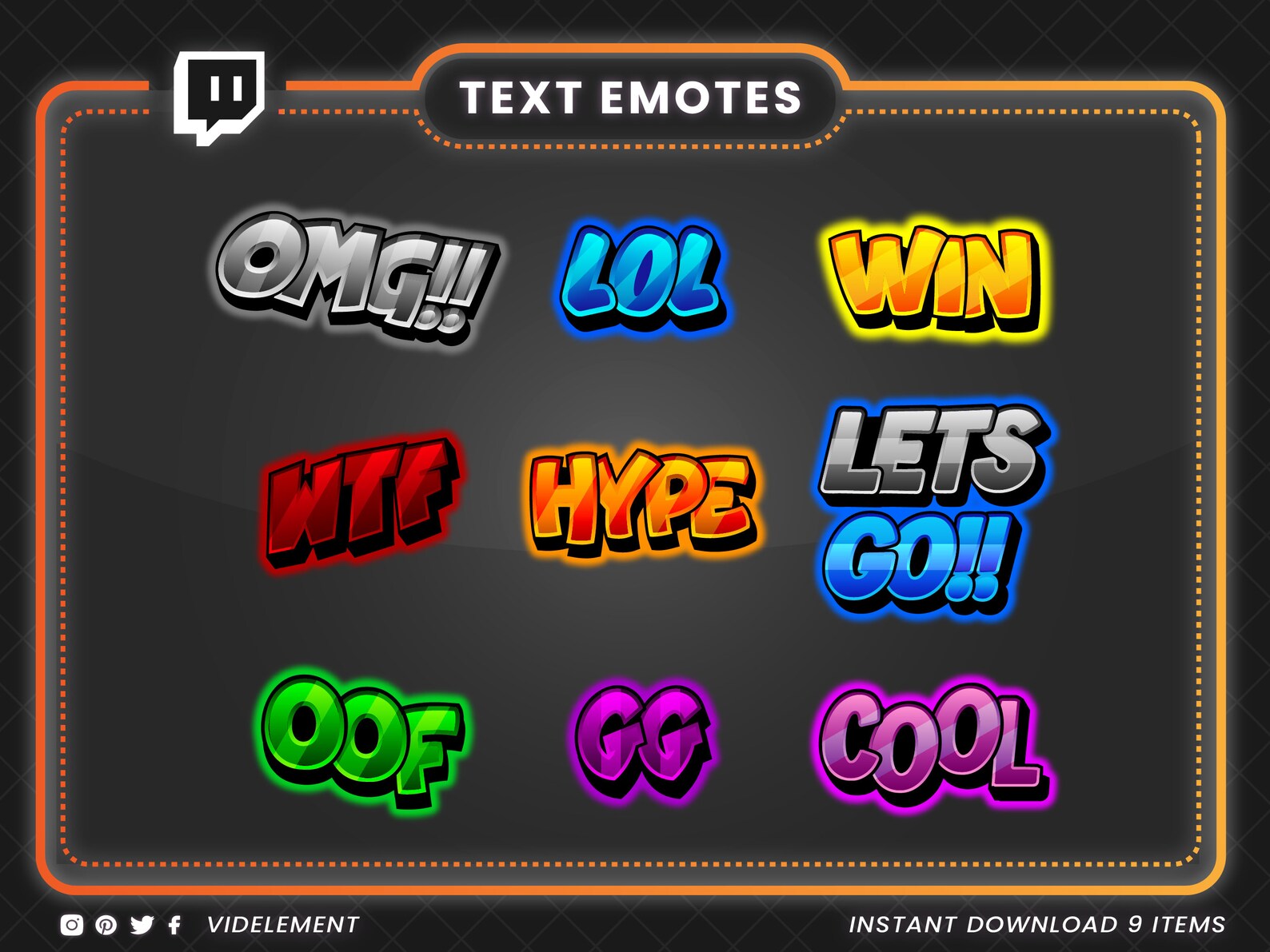 Red Fox Sub Badges Twitch Sub Badges Twitch Badges Twitch - Etsy