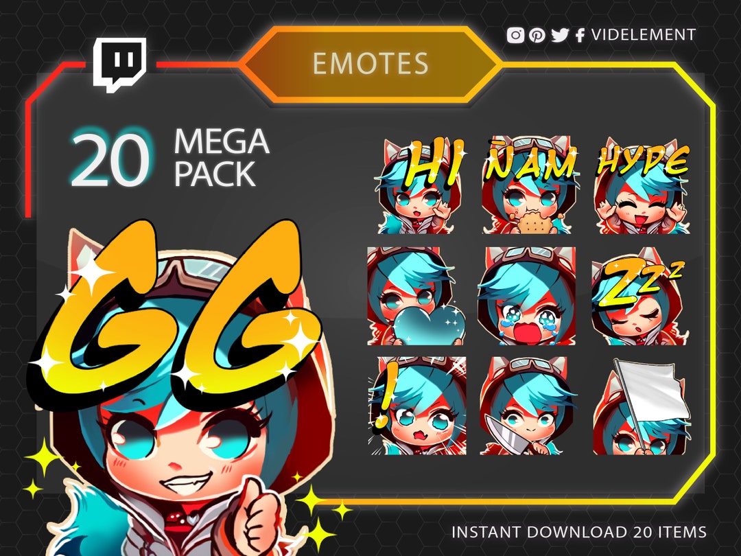 Twitch Emotes, Discord Emotes, Cute Emotes, Anime Emotes, Fox Emotes ...
