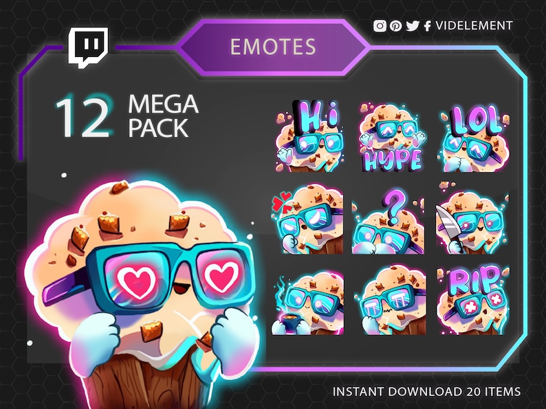 Twitch Emotes Discord Emotes Twitch Sub Emotes Cute Emotes - Etsy Australia