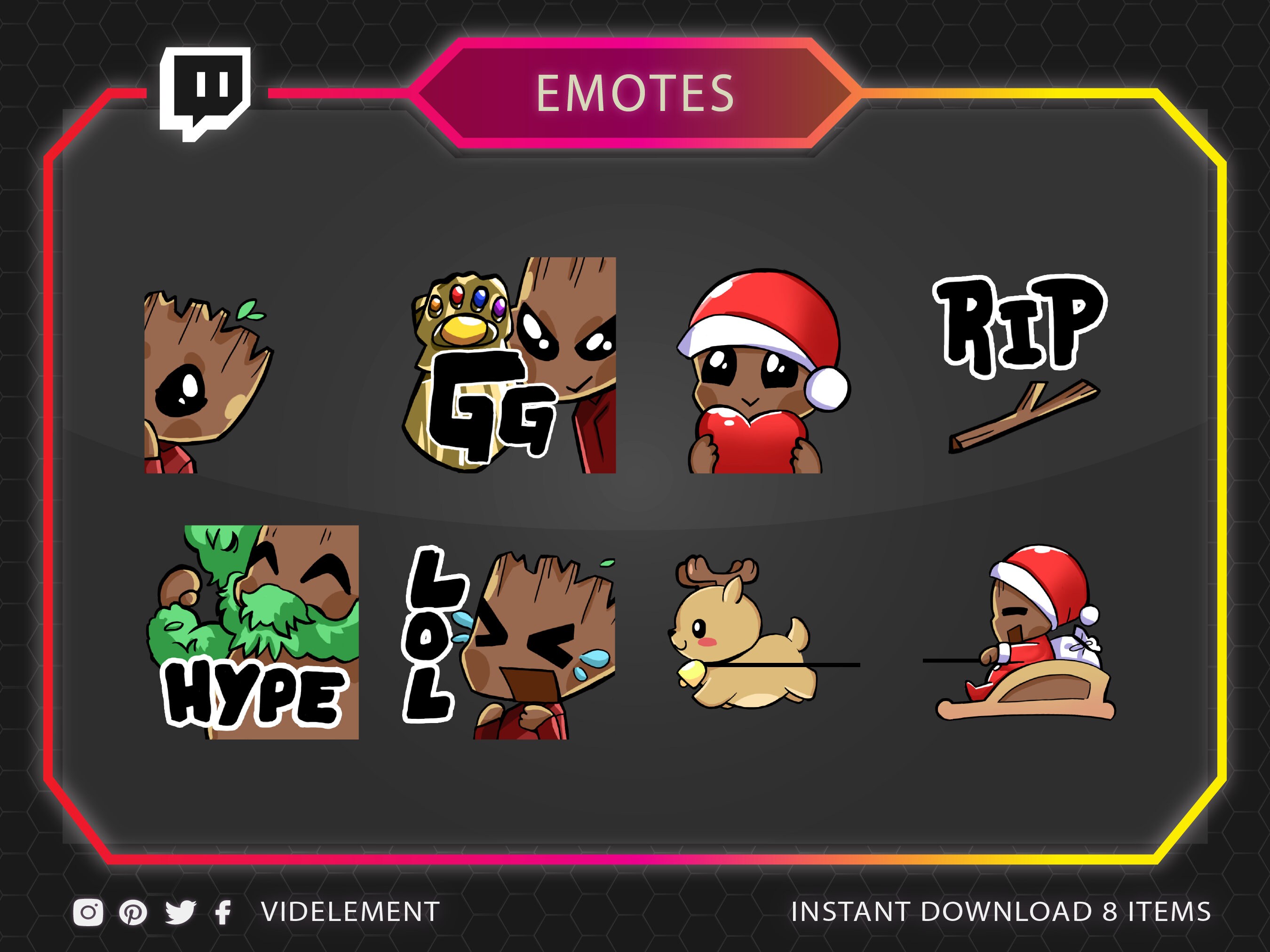 Animated Emotes Twitch Emotes Discord Emotes Twitch Sub - Etsy Finland