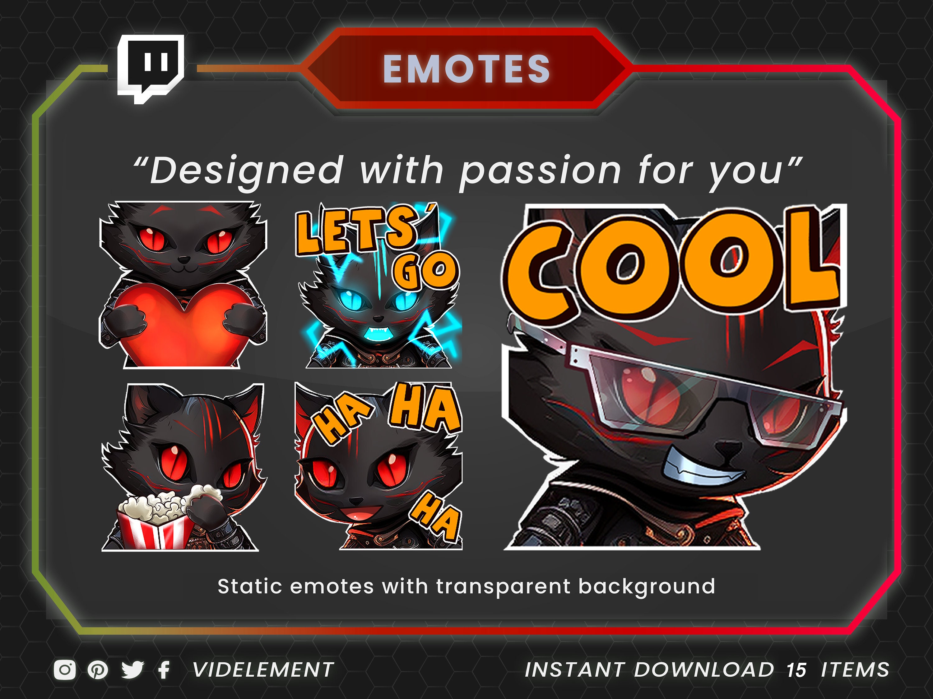 Twitch Emotes Twitch Sub Emotes Discord Emotes Cat Emotes - Etsy Canada