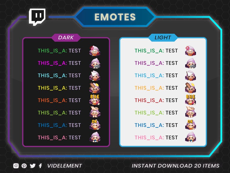Twitch Emotes, Twitch Emote, Emotes Twitch, Anime Emote, Kawaii Emotes ...