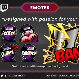 Twitch Emotes, Twitch Sub Emotes, Discord Emotes, Text Emotes, Anime ...