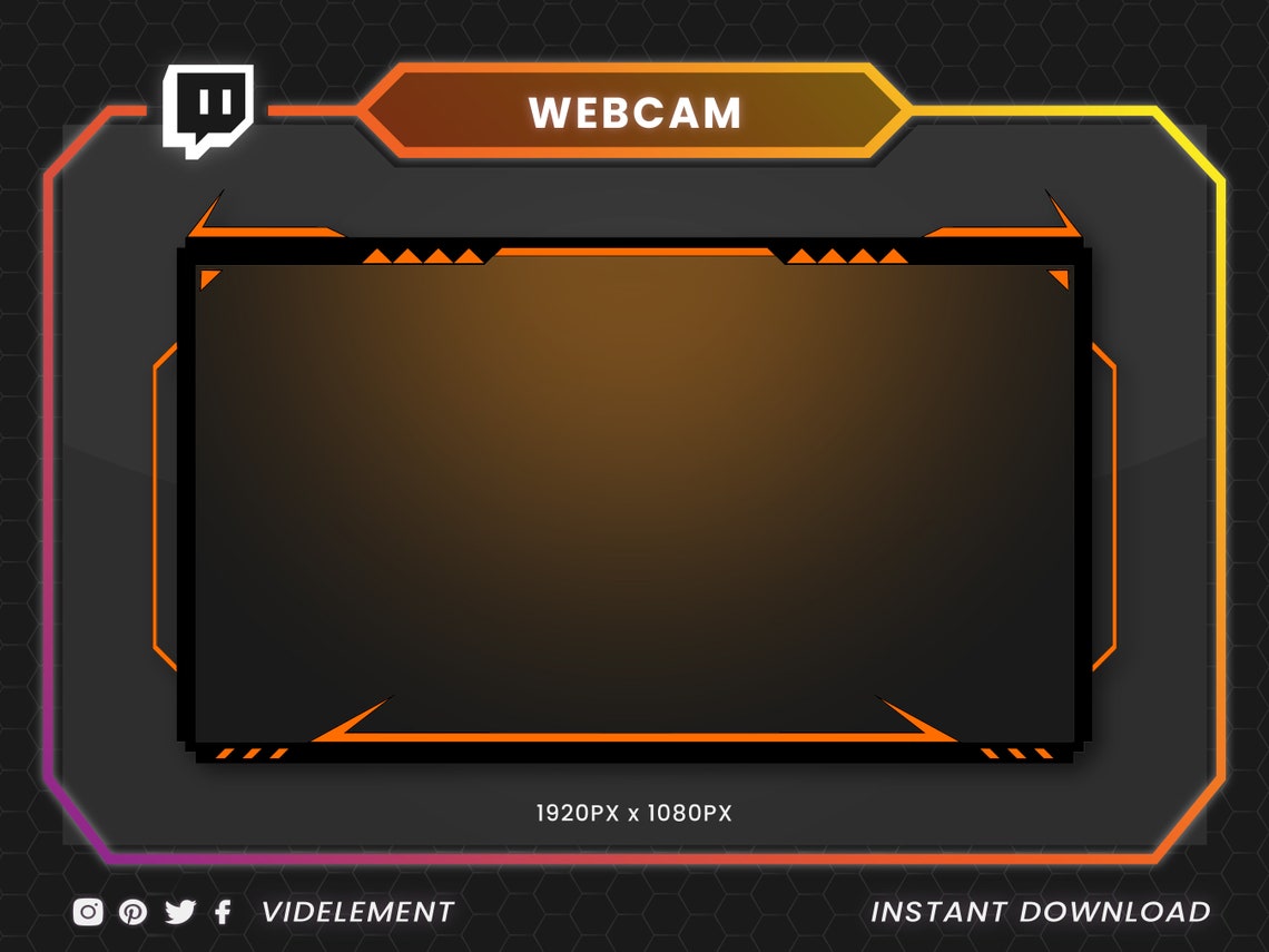 Twitch Animated Webcam Overlay - Etsy