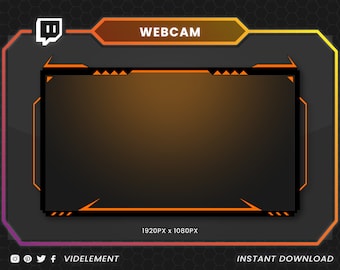 Clean Animated Webcam Overlay /animated Twitch Webcam Overlay/twitch ...