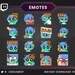 Dragon Emotes, Twitch Emotes, Twitch Sub Emotes, Discord Emotes, Text ...