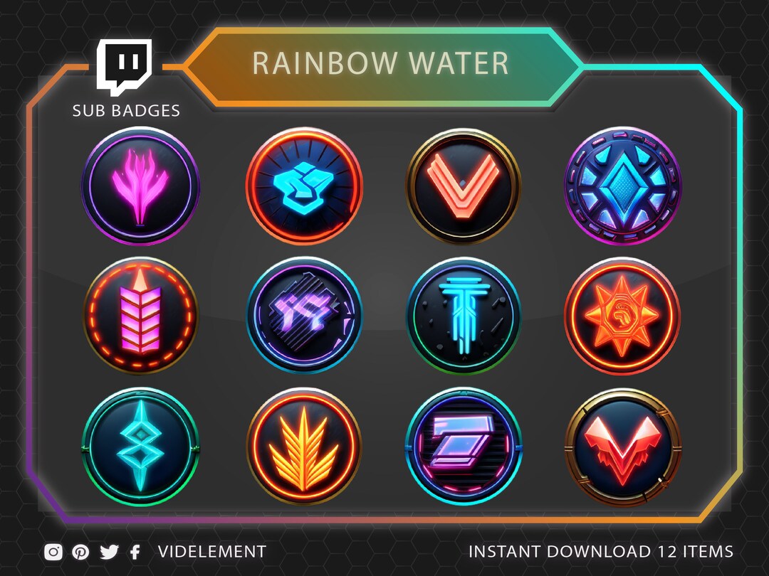 Sub Badges, Twitch Sub Badges, Twitch Sub Badge, Sub Badges Twitch, Bit ...