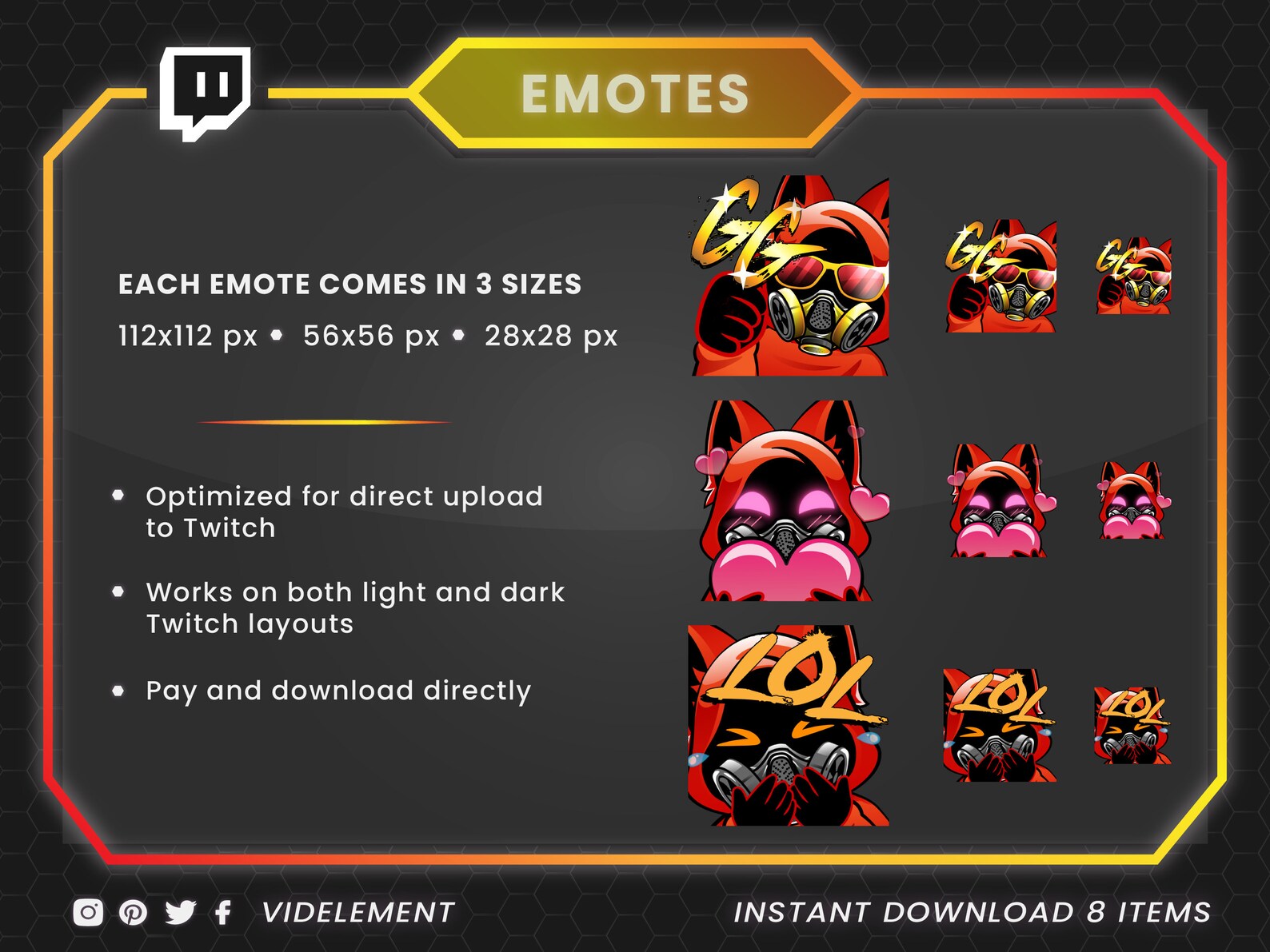 Animated Emotes, Twitch Emotes, Discord Emotes, Twitch Sub Emotes ...