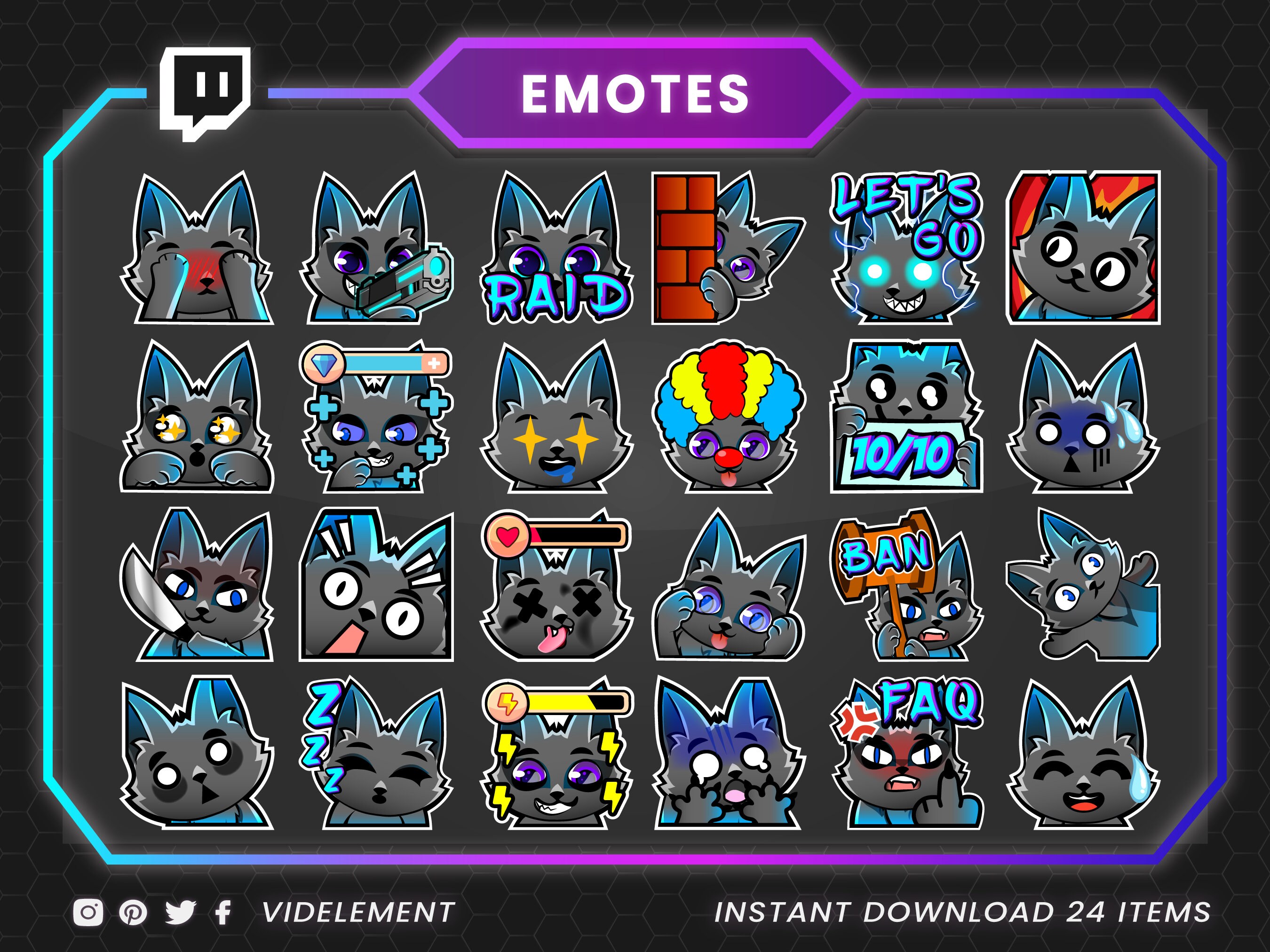 Twitch Emotes Twitch Sub Emotes Discord Emotes Text Emotes - Etsy Australia
