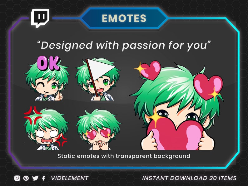 Twitch Emotes, Twitch Emote, Emotes Twitch, Anime Emote, Kawaii Emotes ...