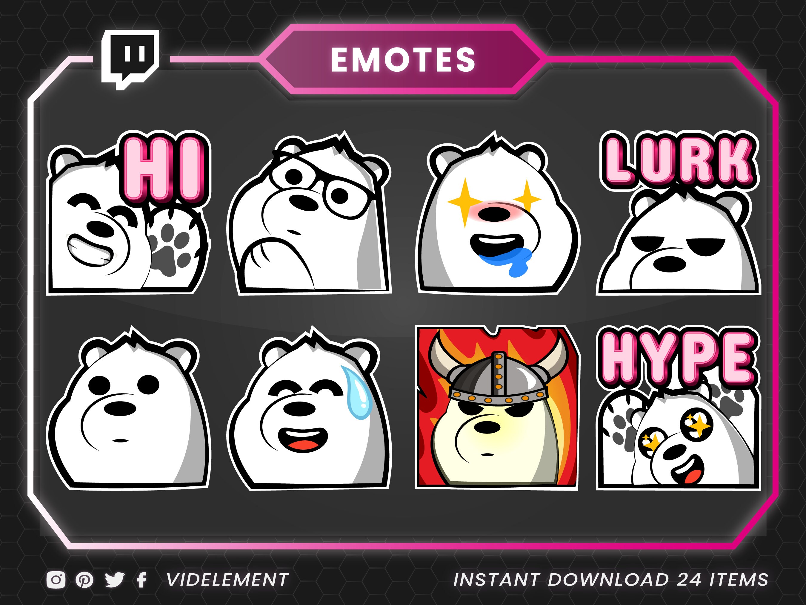 Twitch Emotes Twitch Sub Emotes Discord Emotes Text Emotes - Etsy