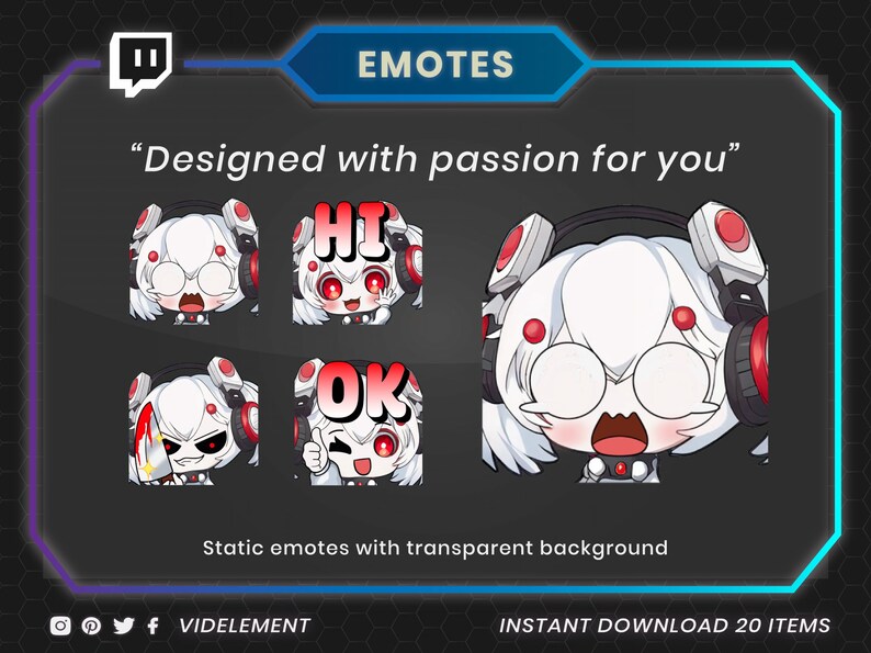 Twitch Emotes, Discord Emotes, Cute Emotes, Anime Emotes, Robot Emotes ...