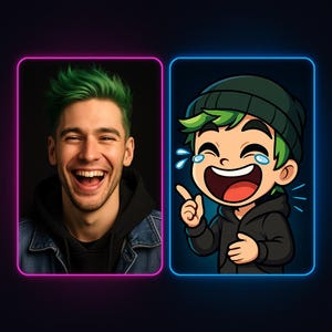 Custom Twitch Emotes From Your Photo | Face-based Emotes | Animated or ...