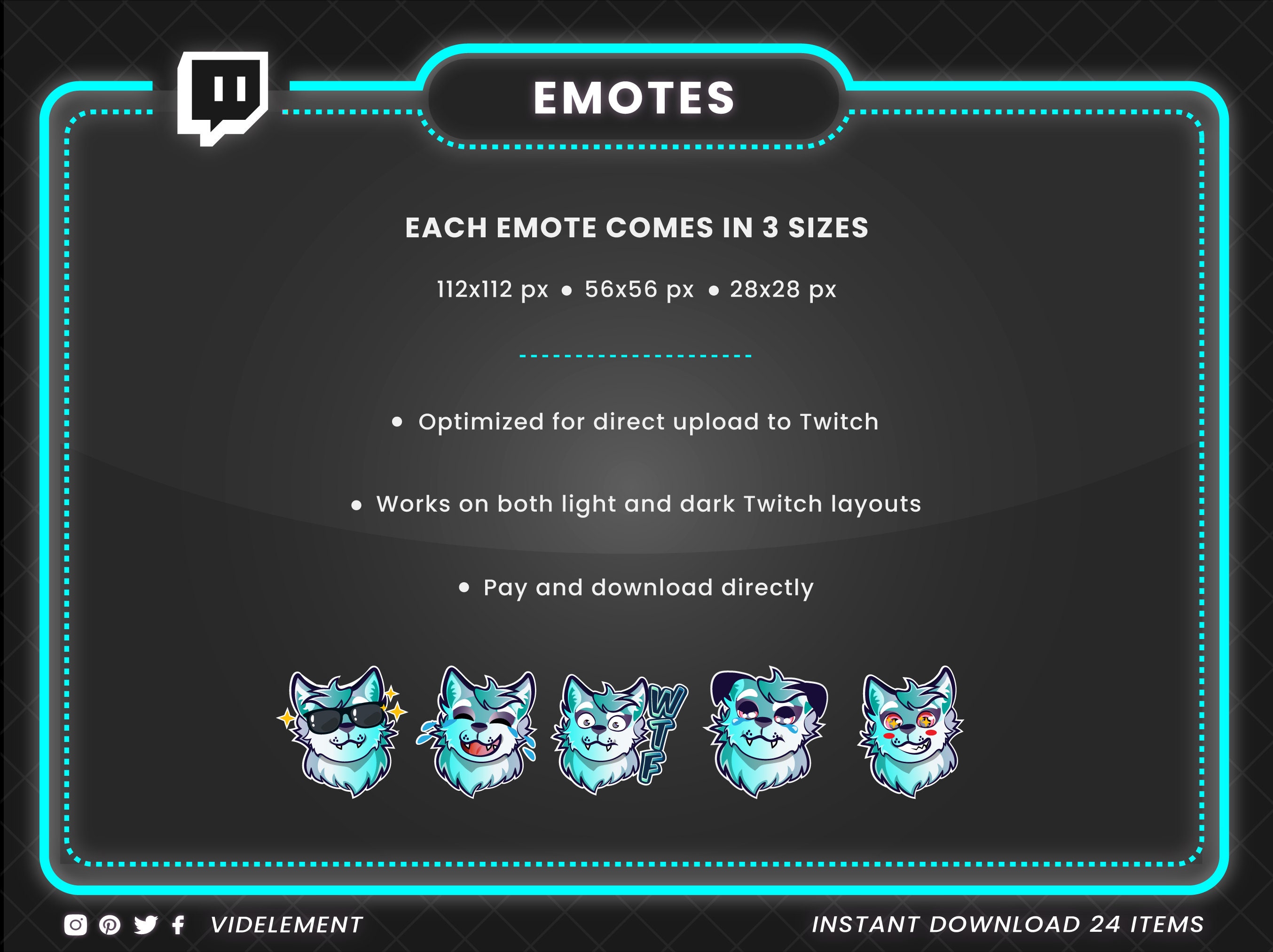 Twitch Emotes Twitch Sub Emotes Discord Emotes Text Emotes - Etsy