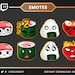 Sushi Emotes, Twitch Emotes, Twitch Sub Emotes, Discord Emotes, Soup ...