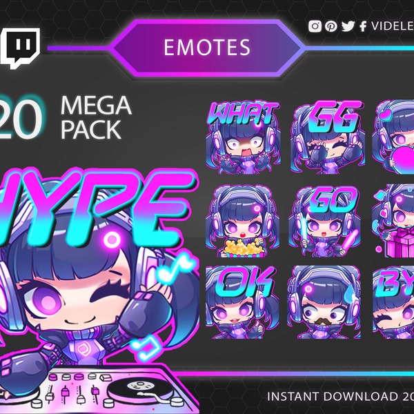 Singing Twitch Emote - Etsy