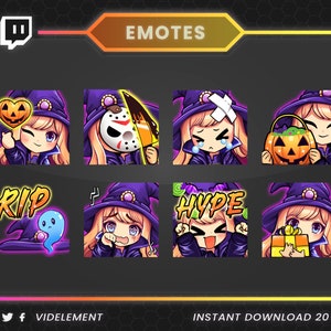 Twitch Emotes, Twitch Sub Emotes, Discord Emote, Witch Emotes ...