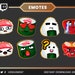 Sushi Emotes, Twitch Emotes, Twitch Sub Emotes, Discord Emotes, Soup ...