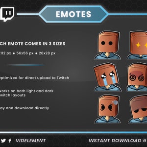 Twitch Emotes, Discord Emotes, Twitch Sub Emotes, Cute Emotes, Boy ...