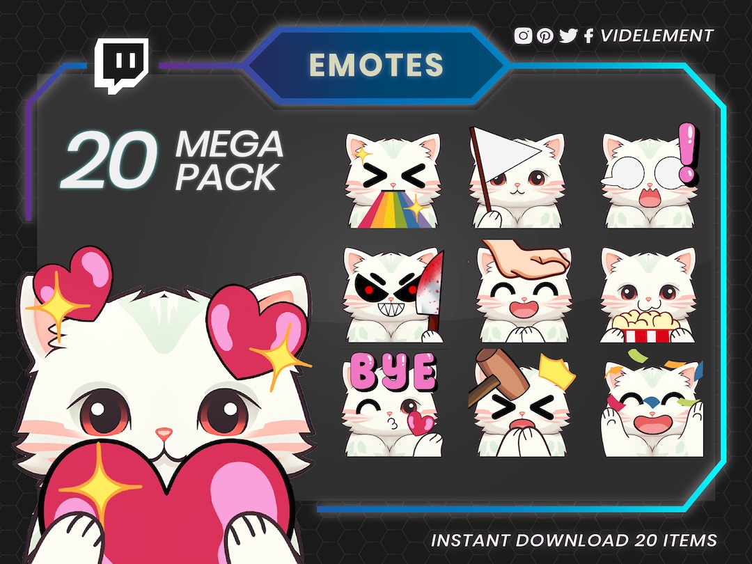 Twitch Emotes, Cat Emotes, Twitch Emote, Emotes Twitch, Anime Emote ...