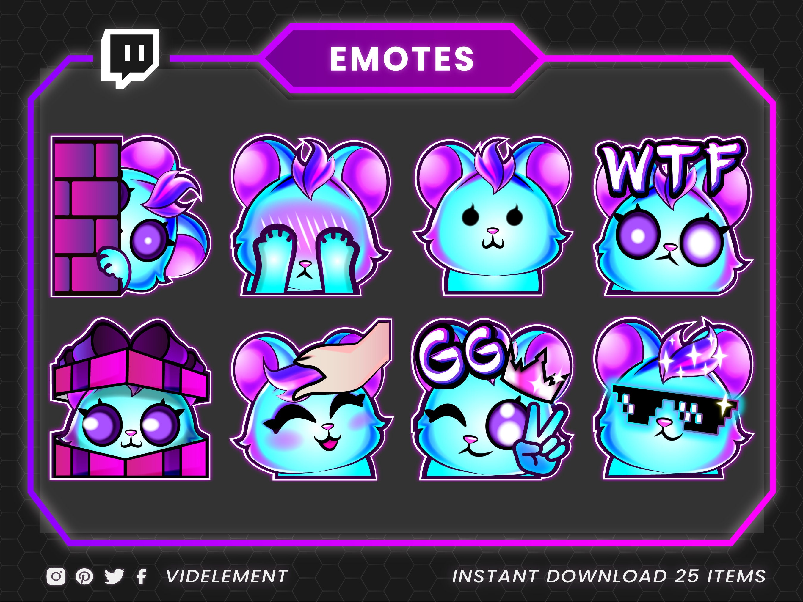 Twitch Emotes, Twitch Cute Emotes, Discord Emotes, Twitch Sub Emotes ...