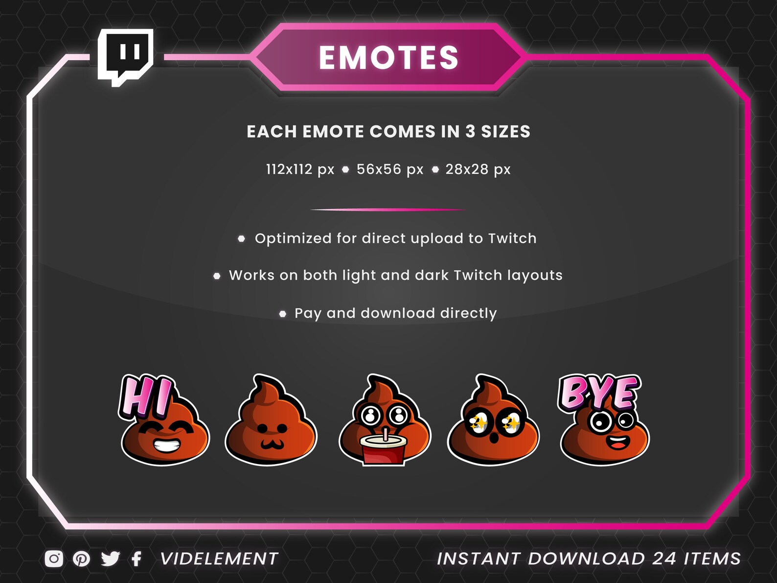 Poop Emotes, Twitch Emotes, Emotes Twitch, Discord Emotes, Cute Emotes ...