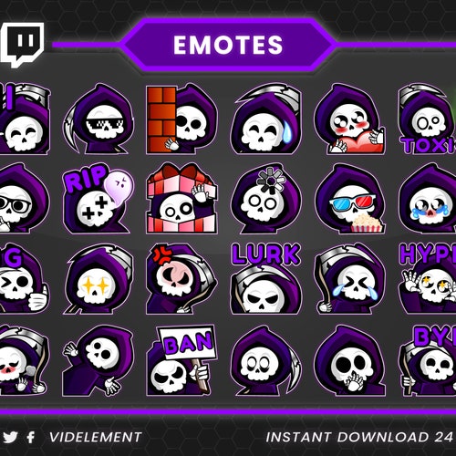 Twitch Emotes Twitch Sub Emotes Discord Emote Text Emotes - Etsy