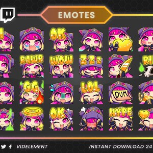 Girl Twitch Emotes, Twitch Sub Emotes, Text Emotes, Anime Emotes ...