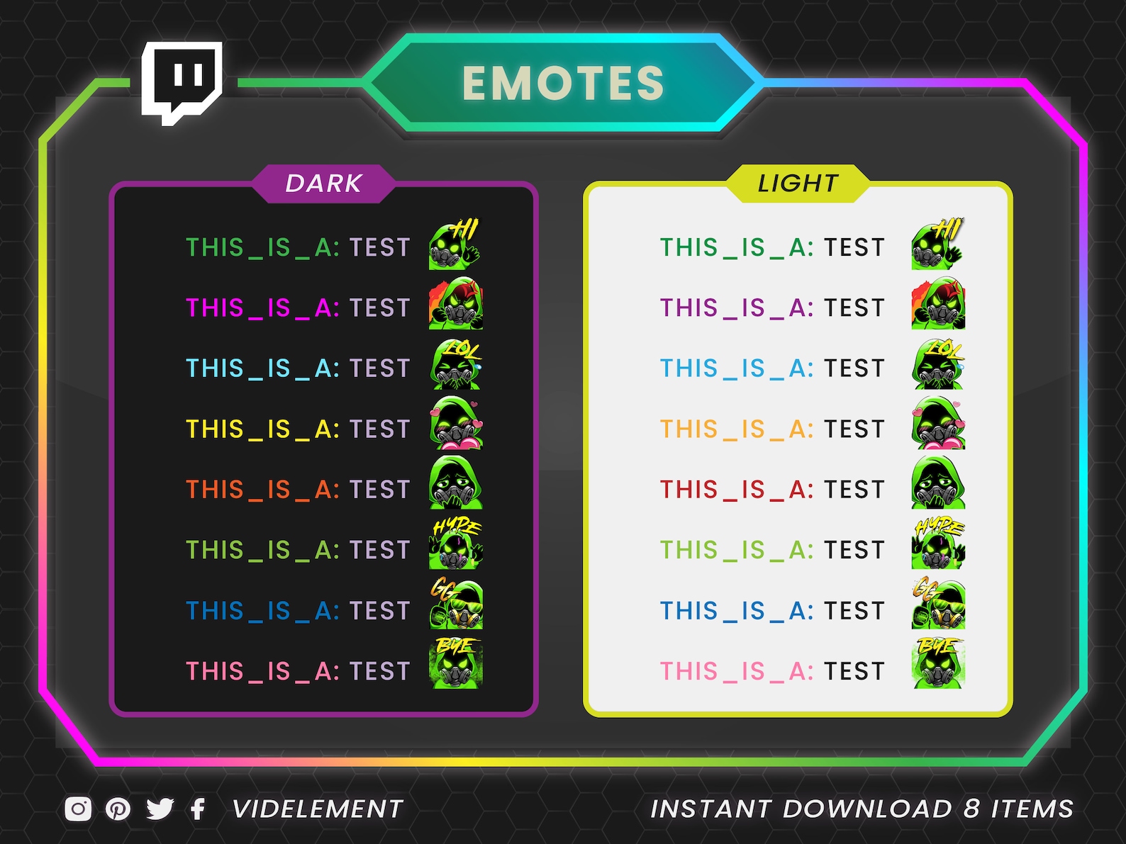 Animated Emotes Twitch Emotes Discord Emotes Twitch Sub - Etsy Canada