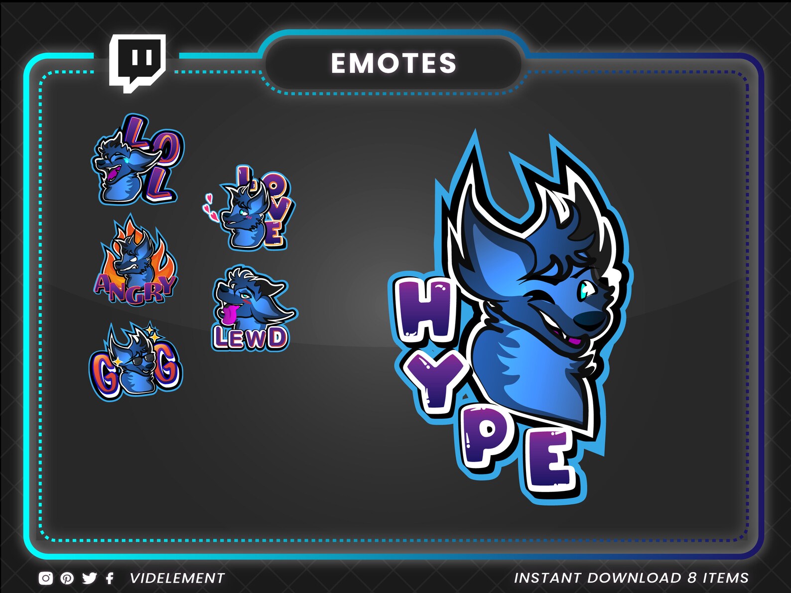 Twitch Text Emote Wolf Emote Animal Emote Twitch Emote - Etsy Twitch Text Emote Wolf Emote Animal Emote Twitch Emote - Etsy