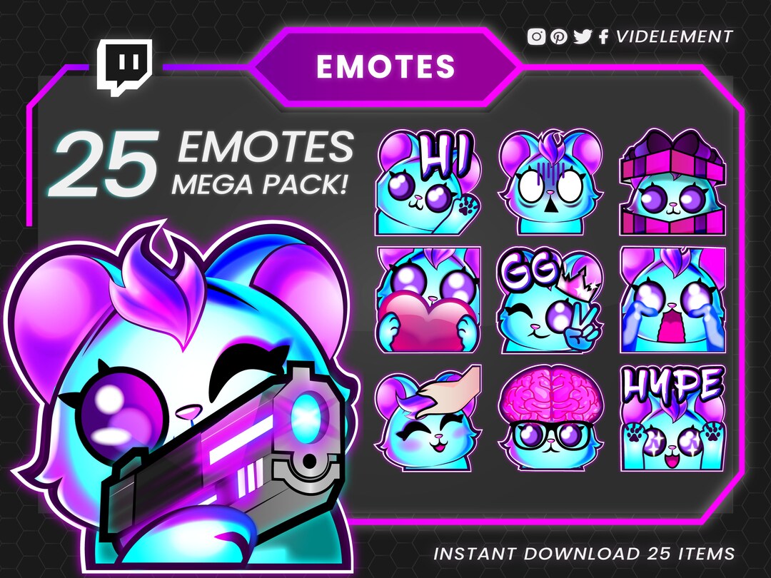 Twitch Emotes, Twitch Cute Emotes, Discord Emotes, Twitch Sub Emotes ...