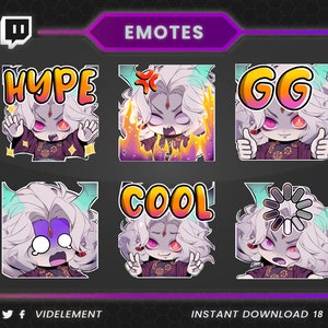 Mystic Emotes Pack: 18 High-quality Emotes for Twitch Streamers - Etsy