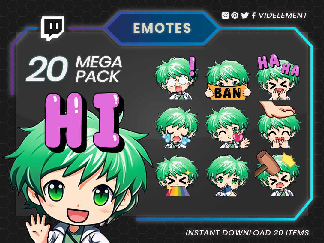 Twitch Emotes, Twitch Emote, Emotes Twitch, Anime Emote, Kawaii Emotes ...