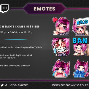 Twitch Emotes, Discord Emotes, Twitch Sub Emotes, Cute Emotes, Text ...