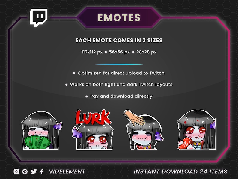 Twitch Emotes Twitch Sub Emotes Discord Emotes Text Emotes - Etsy